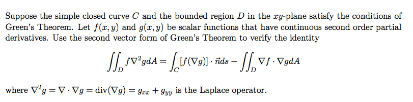 Solved Suppose the simple closed curve C and the bounded | Chegg.com