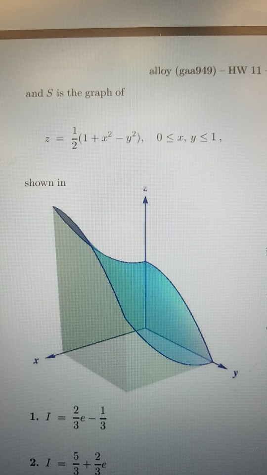 Solved 003 10.0 points Evaluate the surface integral when | Chegg.com