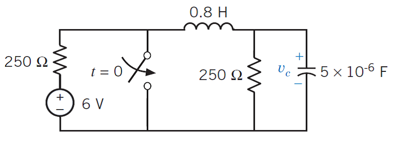Solved For the circuit shown , find the output voltage vC | Chegg.com