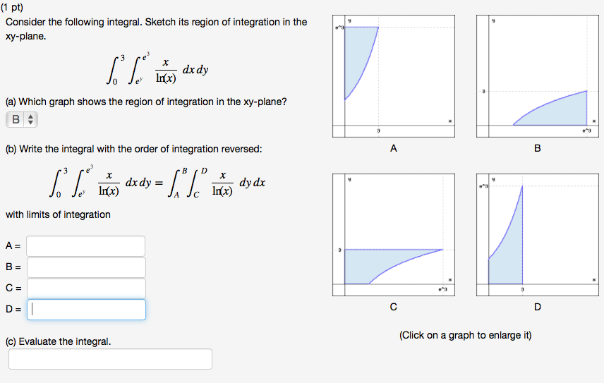 Solved Consider the following integral. Sketch its region of | Chegg.com