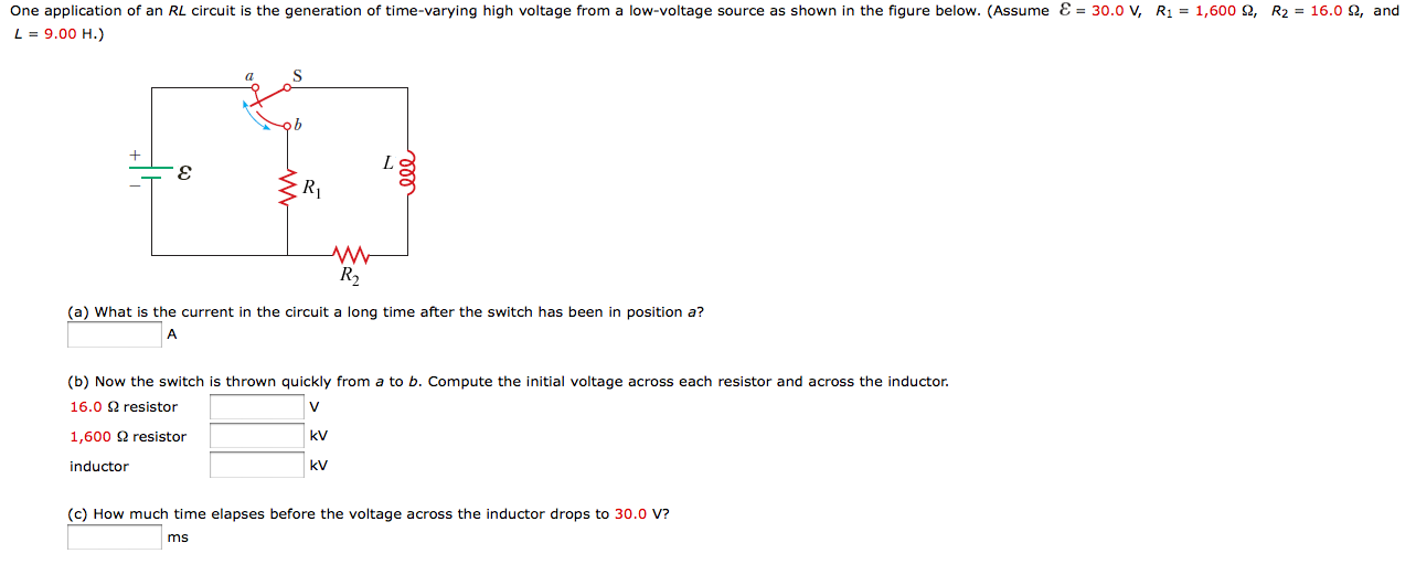 Solved One application of an RL circuit is the generation of | Chegg.com
