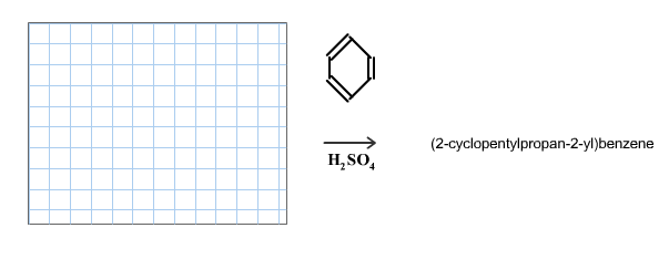 Solved (2-cyclopentylpropan-2-yl)benzene H3C CH3 Draw three | Chegg.com