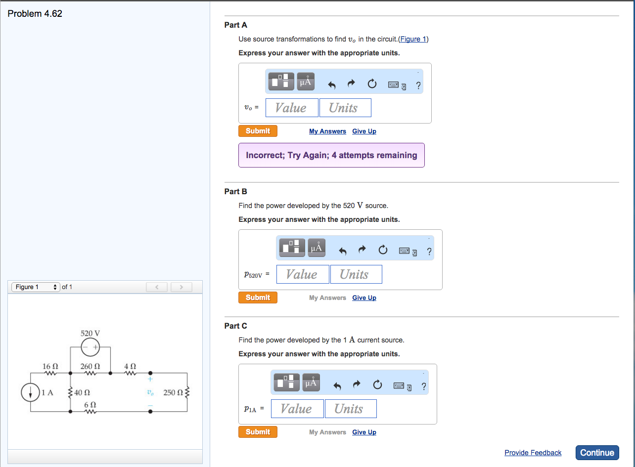 Solved 1 Use Source Transformations To Find V 0 In The