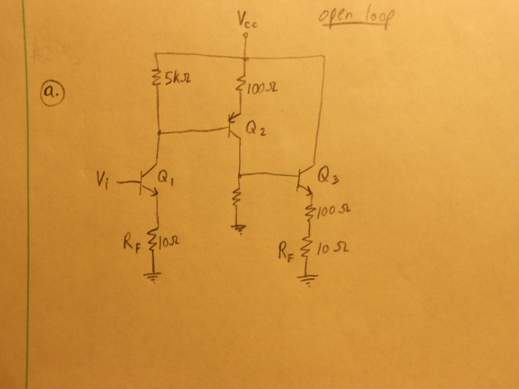 Solved a.) Open loop circuit. (I think I already found this. | Chegg.com