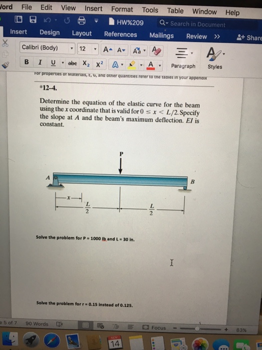 Solved Determine The Equation Of The Elastic Curve For The