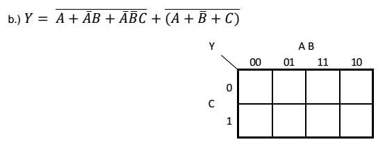 Solved 1.) Simplify the following Boolean equations using | Chegg.com