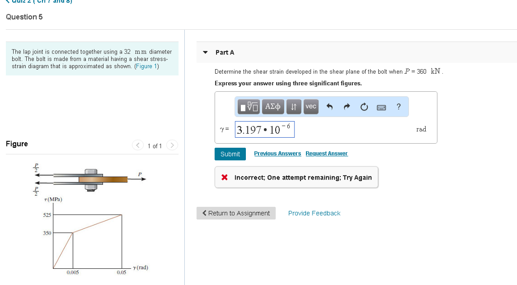 Solved The lap joint is connected together using a 32 mm | Chegg.com