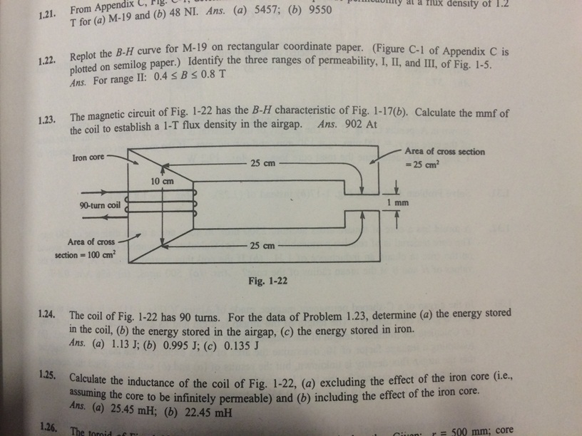 23 and 24: Calculating the mmc of a coil along with | Chegg.com