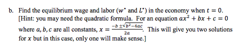 Solved Tax Distortion on Labor Supply. Assume that labor | Chegg.com