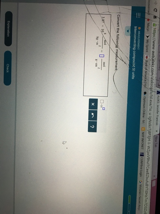 Solved Convert The Following Measurement 3 87 Times 10 8 Chegg