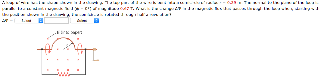 Solved A loop of wire has the shape shown in the drawing. | Chegg.com