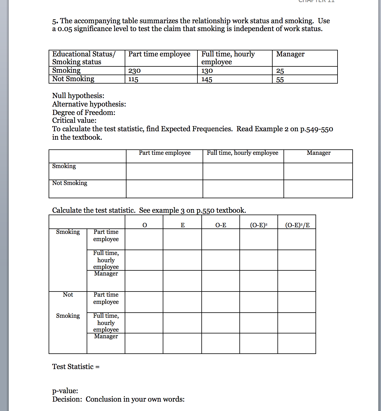 Solved The accompanying table summarizes the relationship | Chegg.com
