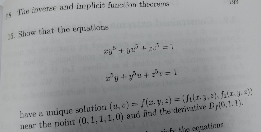 Solved The inverse and implicit function theorems 193 16. | Chegg.com Solved The inverse and implicit function theorems 193 16. | Chegg.com