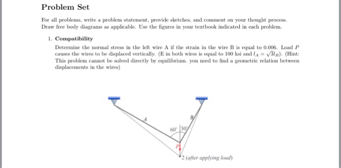 Solved For all problems, write a problem statement, Provide | Chegg.com