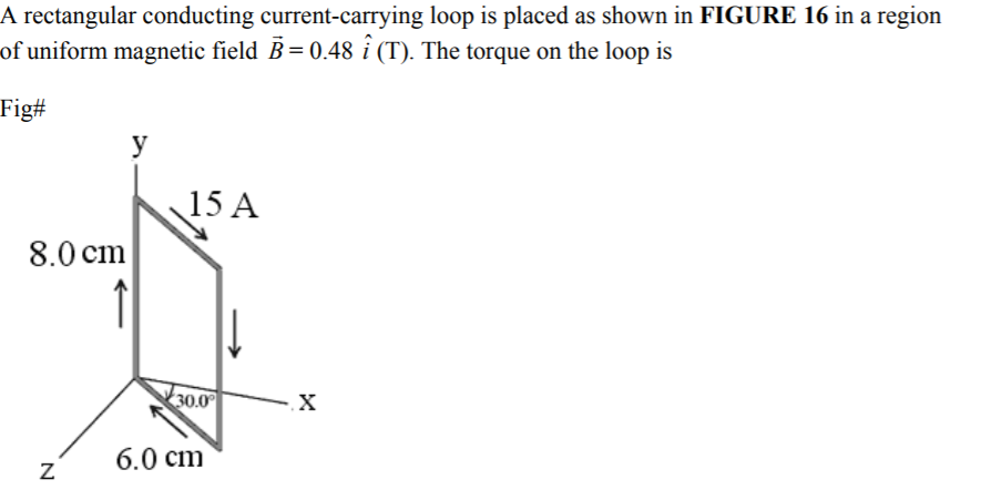 Solved A rectangular conducting current-carrying loop is | Chegg.com