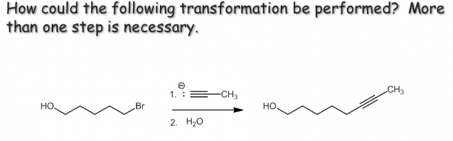 Solved How could the following transformation be performed? | Chegg.com