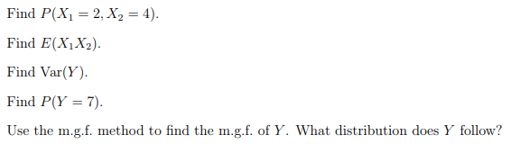 Solved Let X1 and X2 be independent random variables with | Chegg.com
