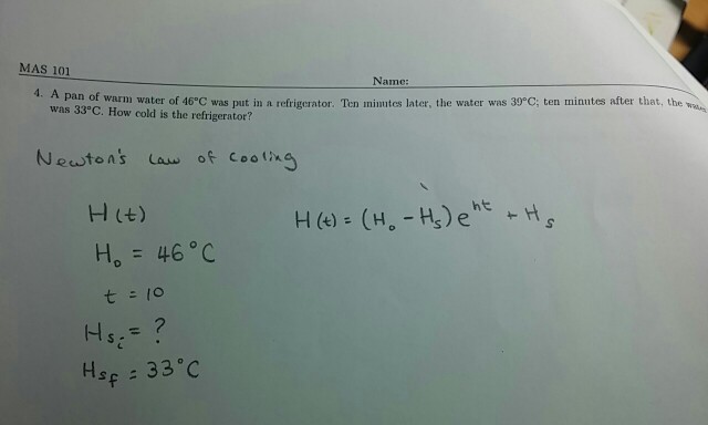 Solved A pan of warm water of 46 Degree C was put in a | Chegg.com