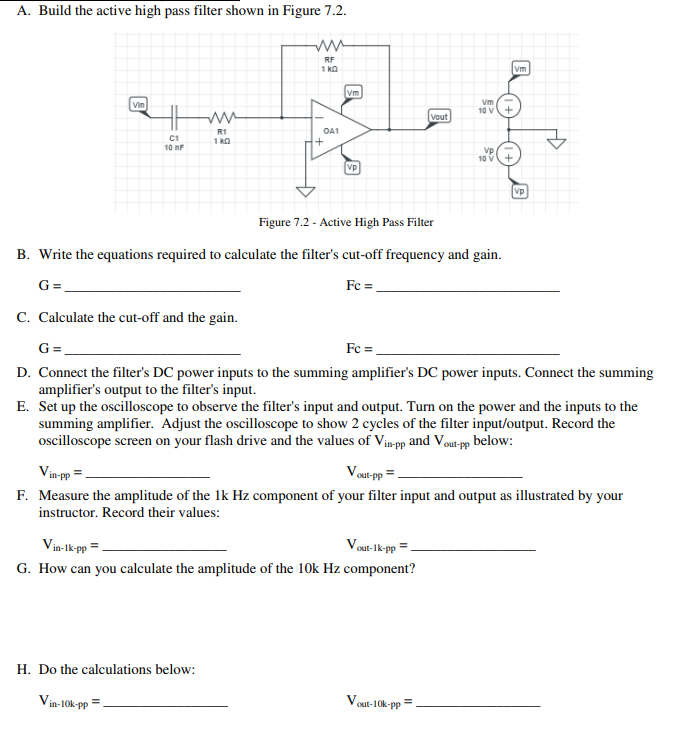Solved How do you do parts B, C, G, and H with the | Chegg.com