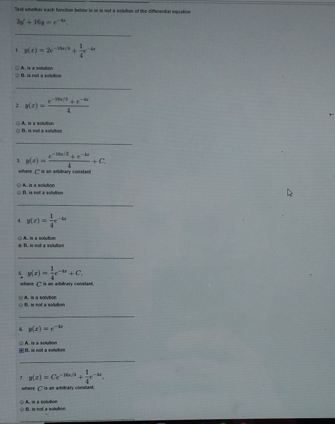 Solved Test Whether Each Function Below Is Or Is Not A 8964