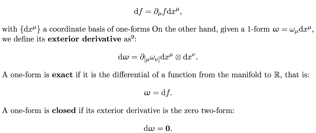 Solved Given a function in a differential manifold, we | Chegg.com