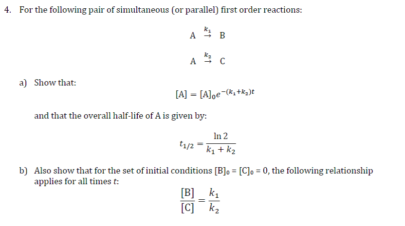 Solved 4. For the following pair of simultaneous (or | Chegg.com