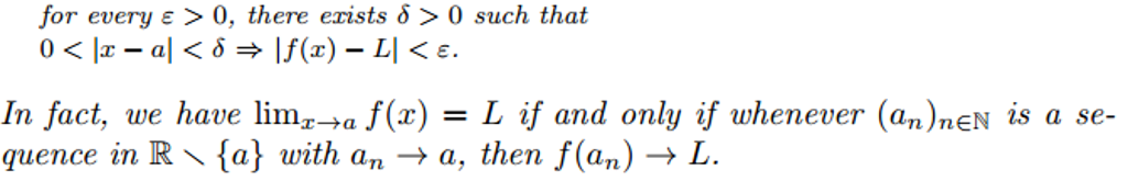 Solved (sum law for limits from calculus) Let f and g be | Chegg.com
