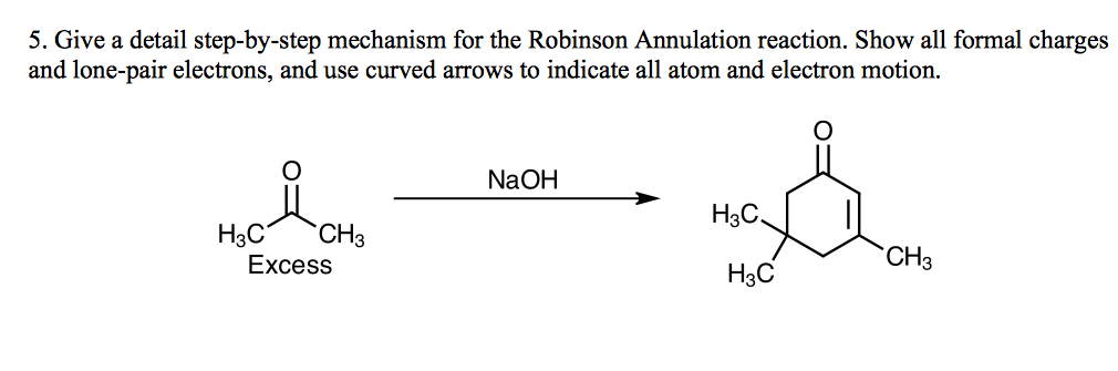 Solved 5. Give a detail step-by-step mechanism for the | Chegg.com