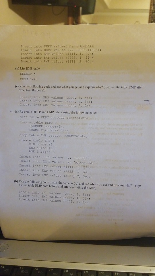 Solved Assignment 2 SOL assignment I 1. Create tables for | Chegg.com