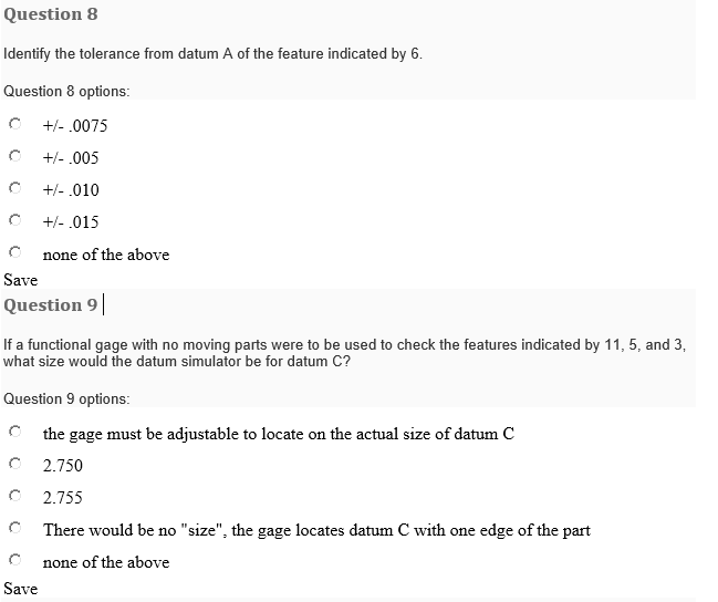 Question 1 A basic dimension means the following: | Chegg.com
