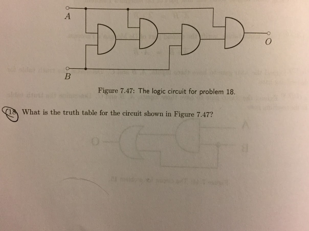 Solved What is the truth table for the circuit shown in | Chegg.com