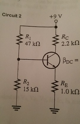 Solved a) Calculate VB, VE, VC, IE and IB b) The collector | Chegg.com