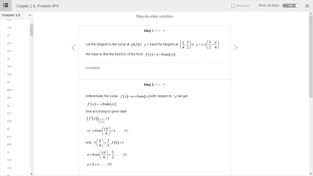 Solved Problem: Find a function of the form f(x) = a + b | Chegg.com