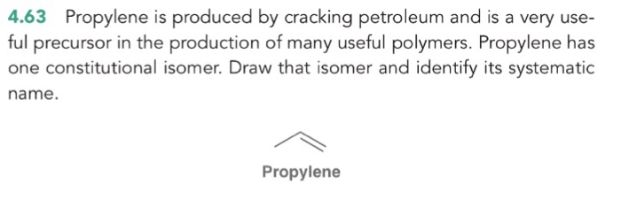 Solved Propylene is produced by cracking petroleum and is a | Chegg.com