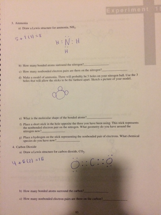 Ammonia Nh3 Lewis Structure Steps Of Drawing