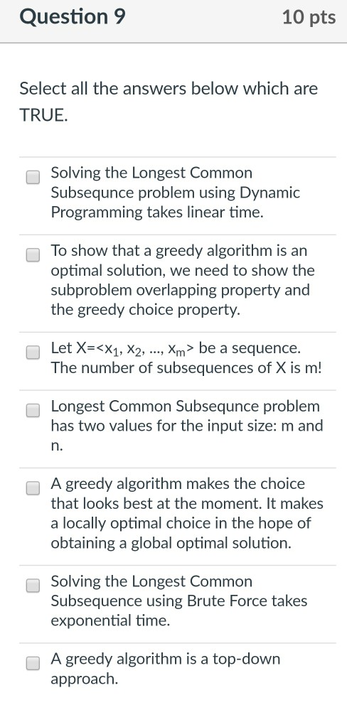 Solved Question 1 10 pts Consider the binary search tree | Chegg.com
