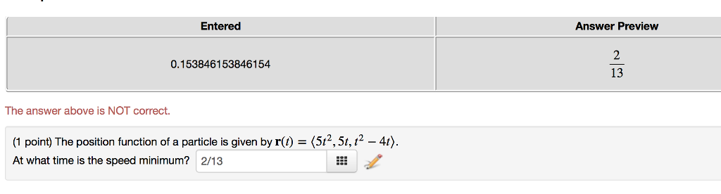 Solved The position function of a particle is given by | Chegg.com