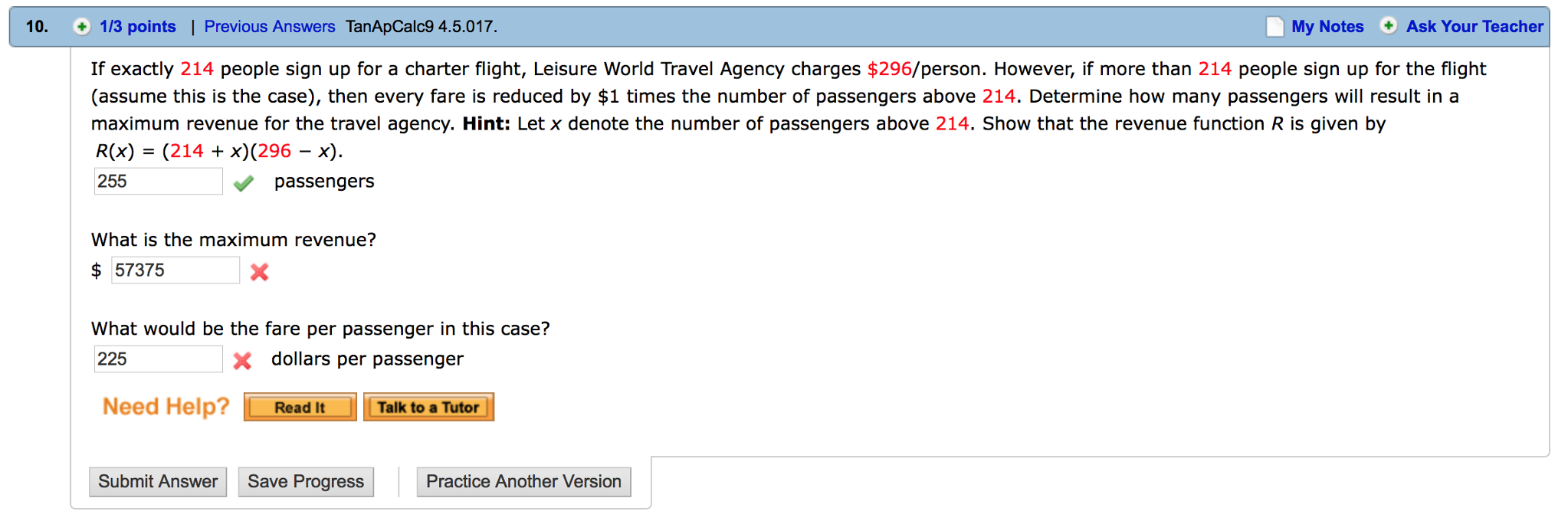 Solved If exactly 214 people sign up for a charter flight, | Chegg.com