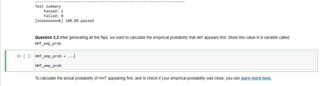 I need help with Question 3.2 HHT_emp_prob Data | Chegg.com