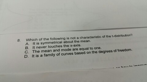 Solved Which of the following is not a characteristic of the | Chegg.com