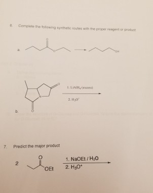 Solved Complete the following synthetic routes with the | Chegg.com