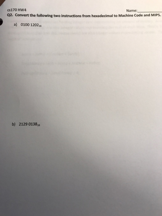 Solved Convert the following two instructions from | Chegg.com