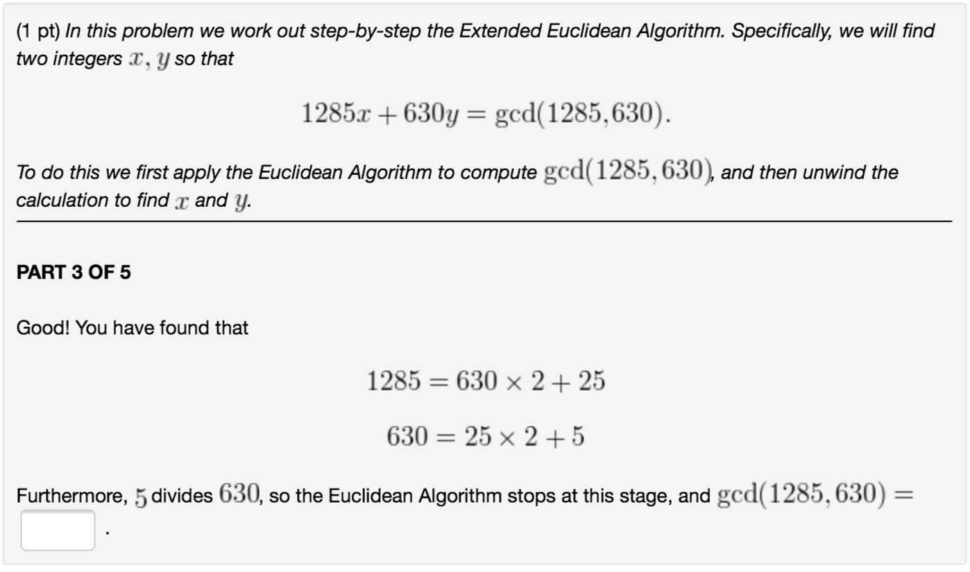 Solved In this problem we work out step-by-step the Extended | Chegg.com