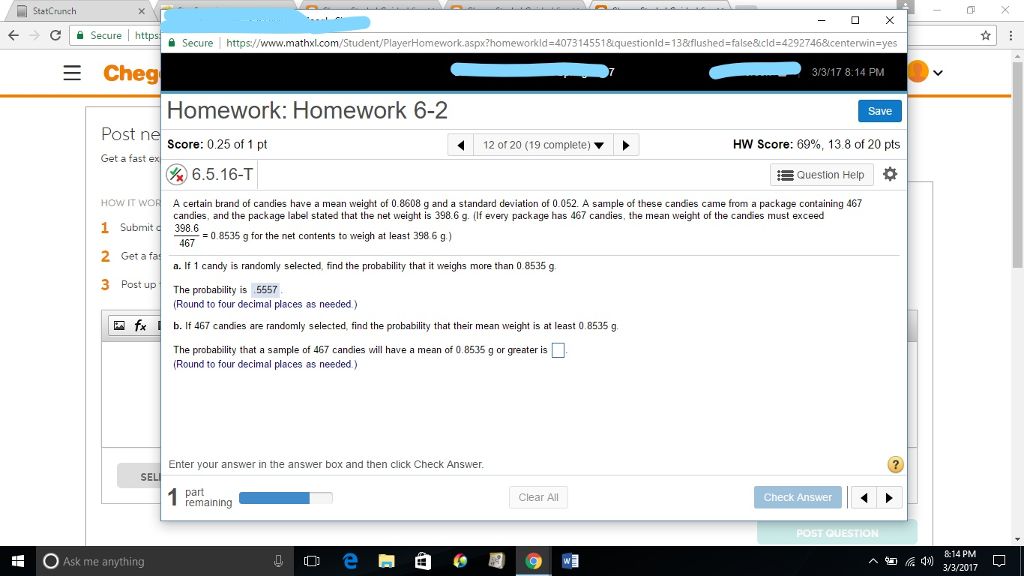 Solved StatCrunch Secure l https a Secure http C | Chegg.com