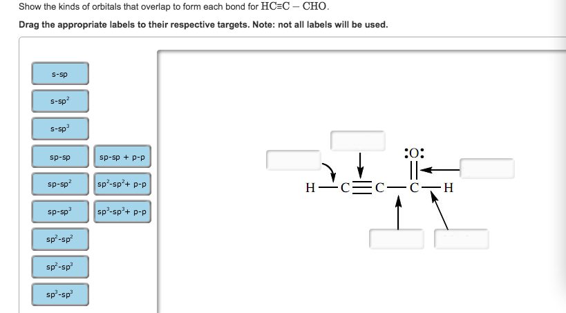 Solved Show The Kinds Of Orbitals That Overlap To Form Each