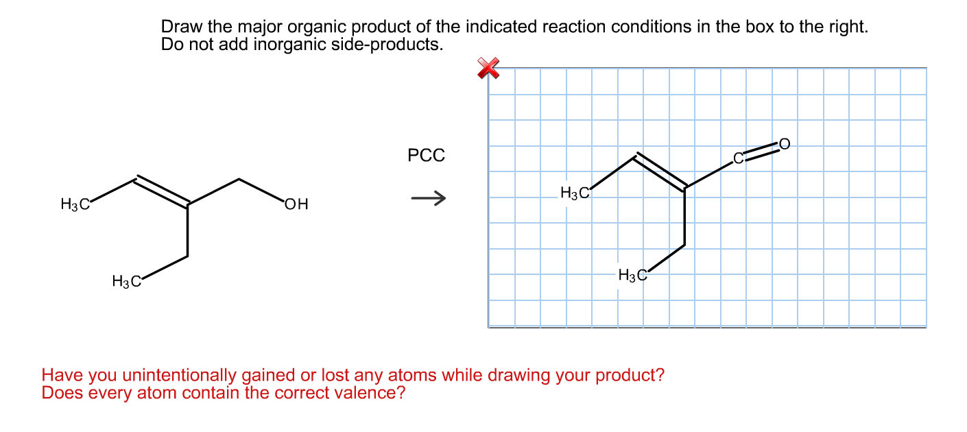 Solved Draw the major organic product of the indicated | Chegg.com