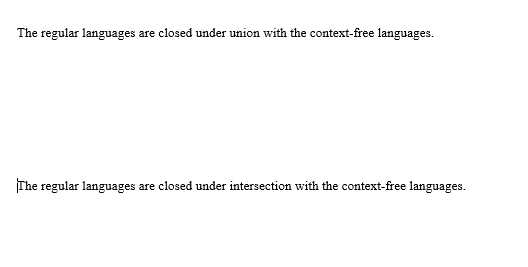 Solved The regular languages are closed under union with the | Chegg.com