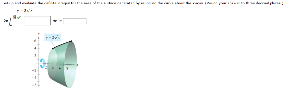Solved Set up and evaluate the definite integral for the | Chegg.com