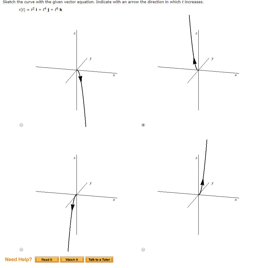 Solved Sketch the curve with the given vector equation. | Chegg.com