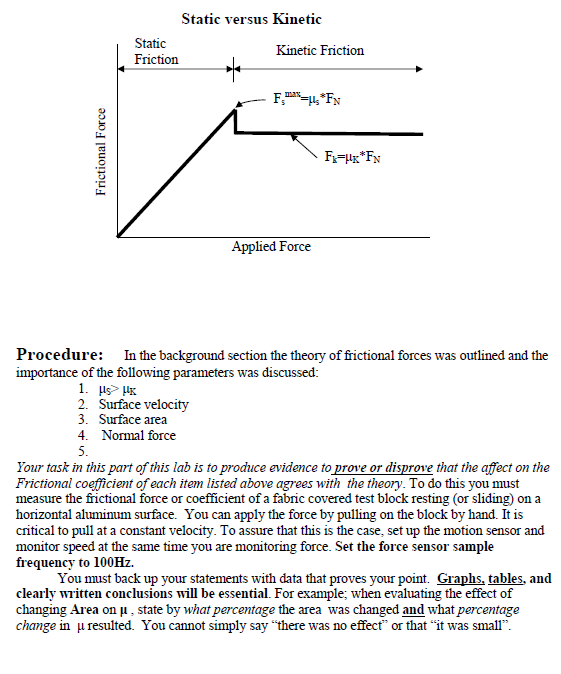 Static versus Kinetic Frictional | Chegg.com